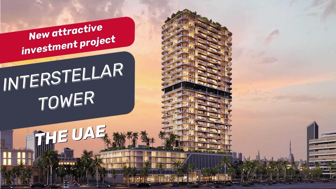 Interstellar Tower residential development in JVT in Dubai - YouTube