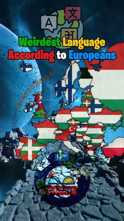 Weirdest Language According To Europeans | #map #countries #shorts ...