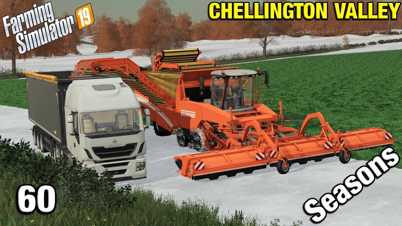 TIME TO HARVEST THE CARROTS Chellington Valley Timelapse - FS19 Ep 60 ...