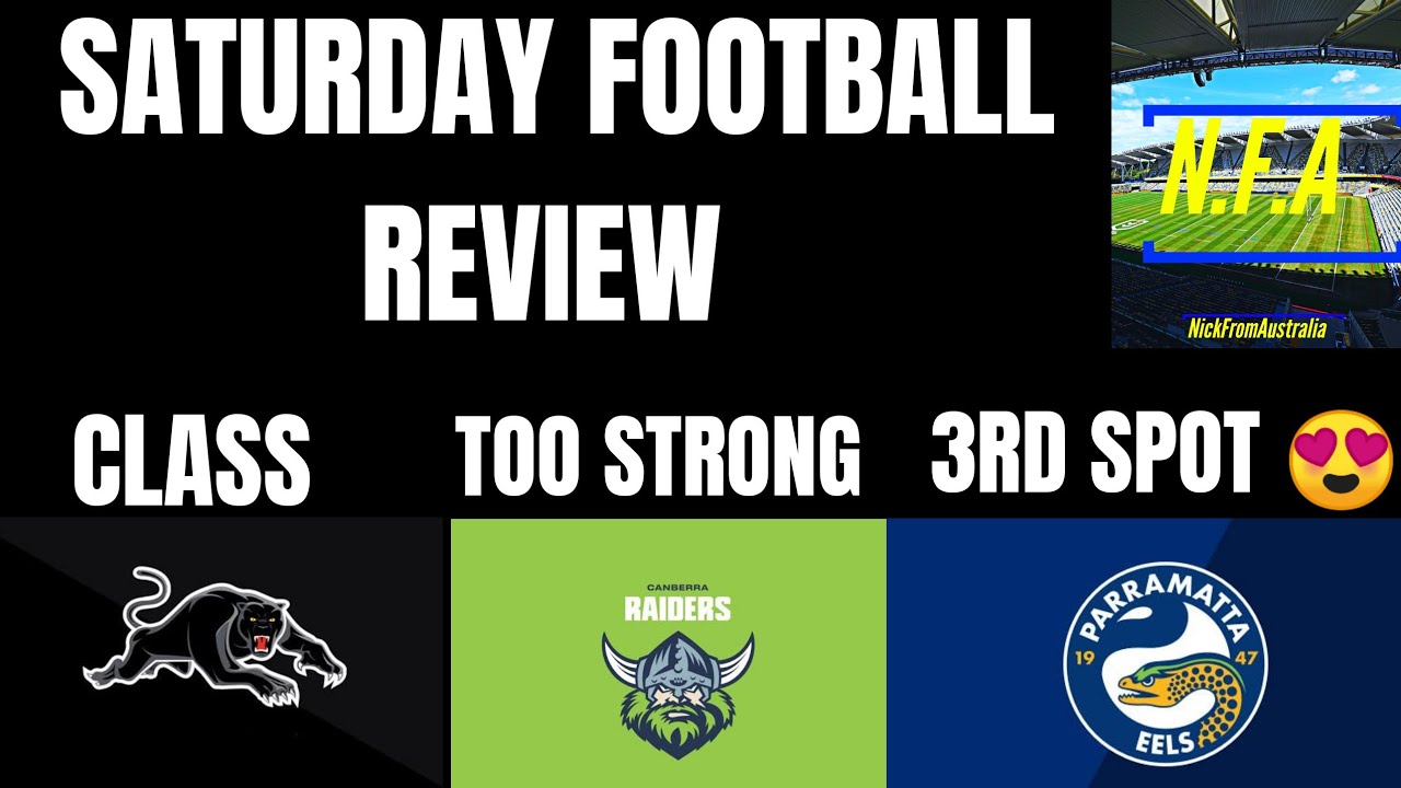 Saturday Football Review Round 20 2020 - YouTube