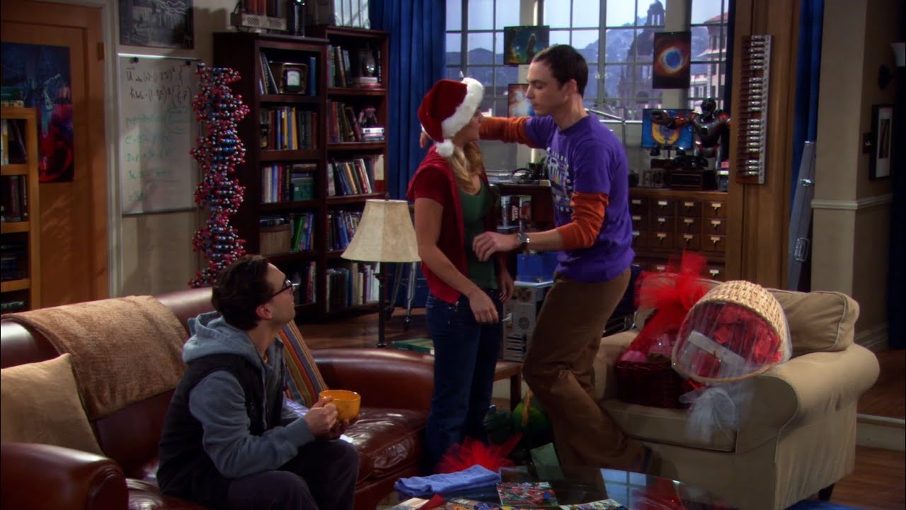 2x11 Sheldon hugs Penny - YouTube