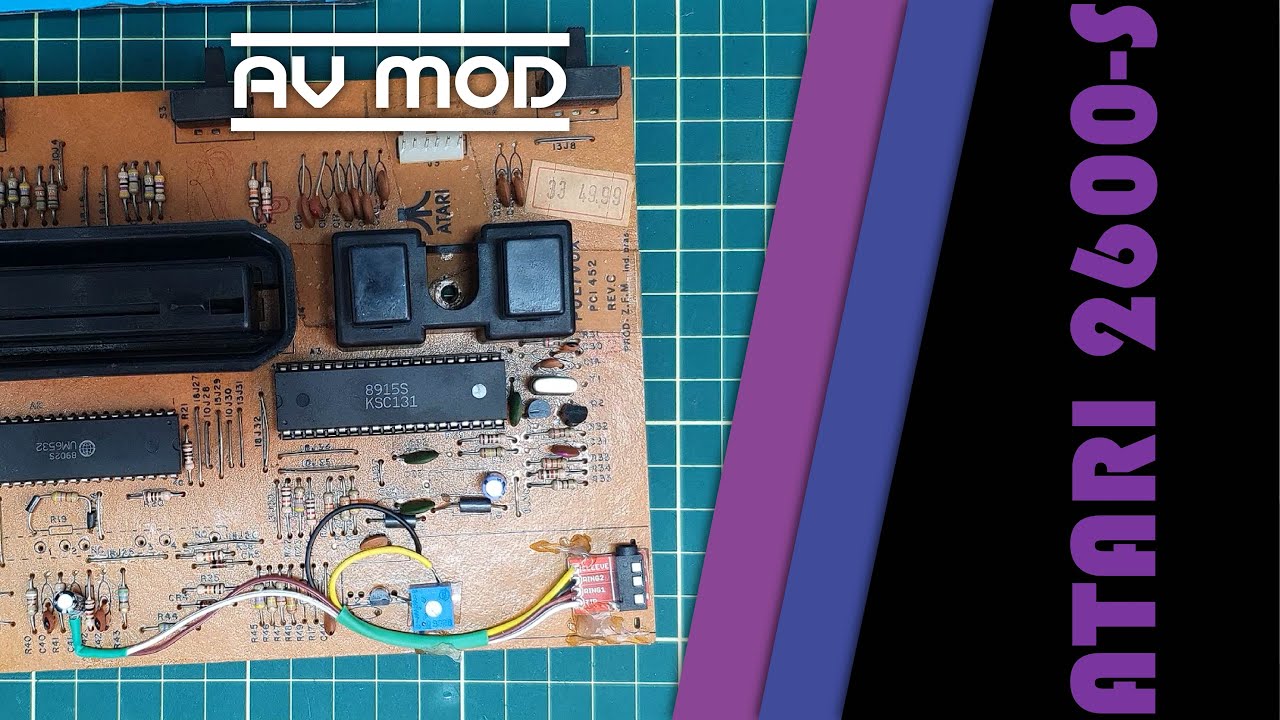 AV MOD - Atari 2600-S - YouTube