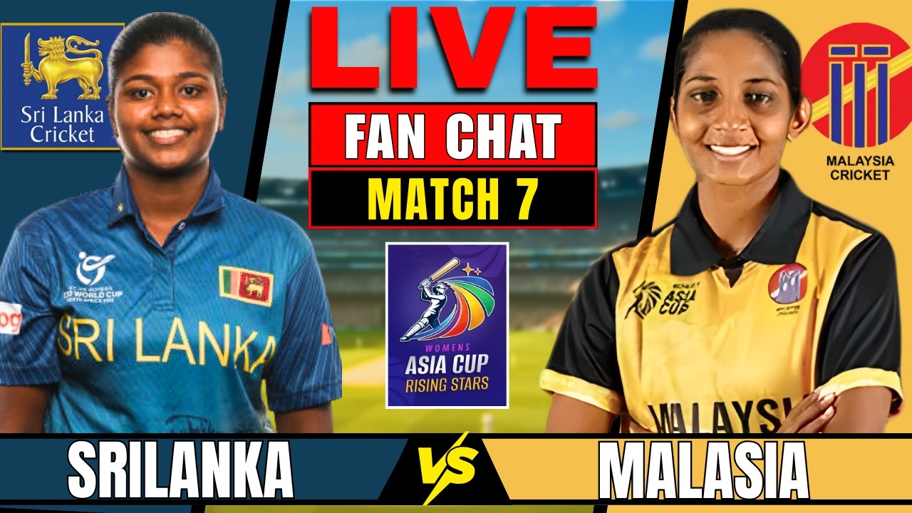 Sri Lanka A Vs Malaysia | 7thT20 | W-Asia Cup Rising 2026| Live Score ...