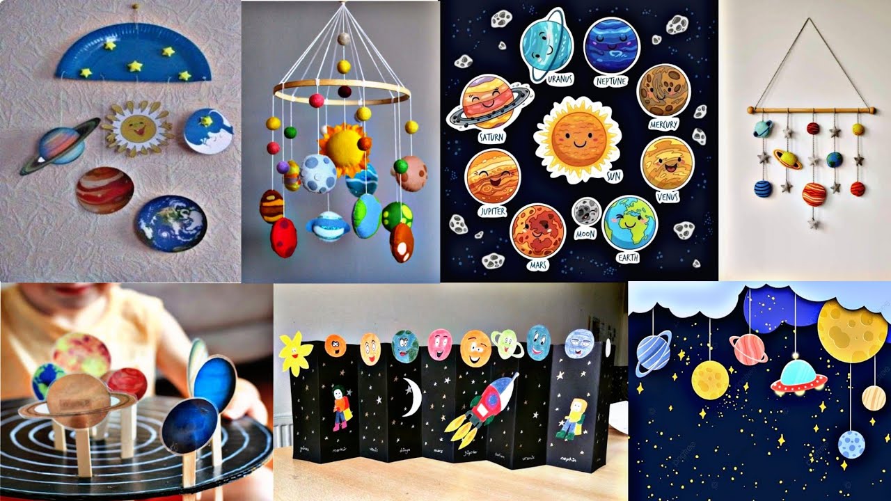 Preschool kids learn Solar system project/ solar system project # ...
