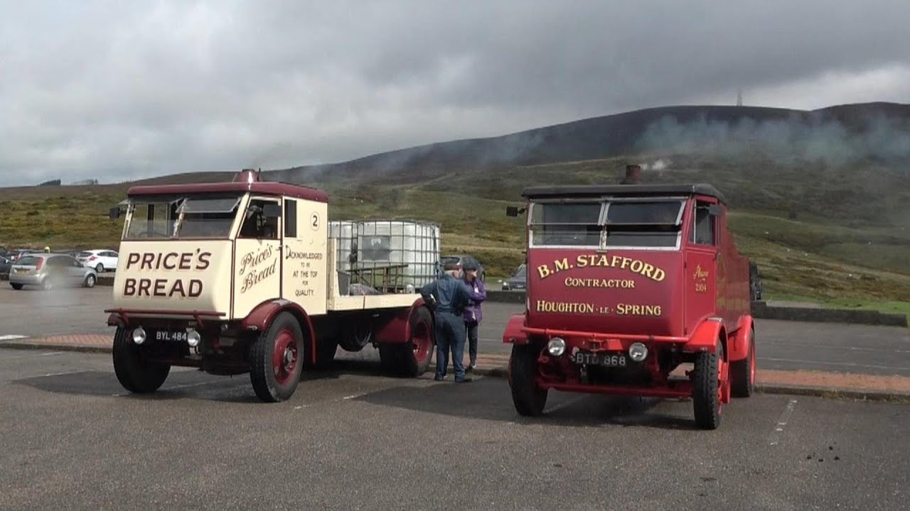 Horseshoe Pass . 2 S4 Sentinel Steam Waggons , Tackle The Old Test ...