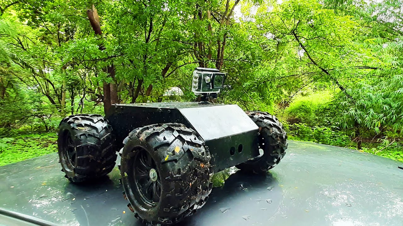 Off Road Electric RC Metal Robot Trucks Jungle Spy Adventure With SJCAM ...