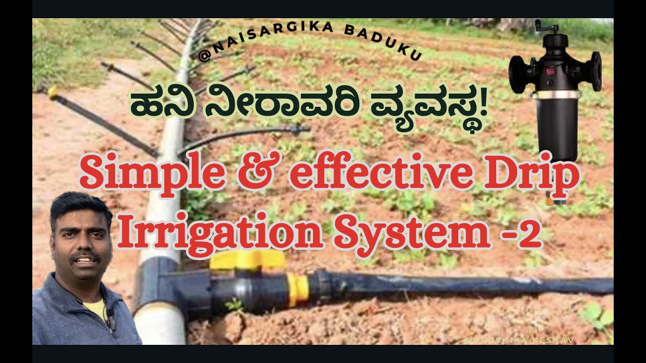ಹನಿ ನೀರಾವರಿ ಮಾಹಿತಿ| Best Drip Irrigation for New Farmers Explained in ...