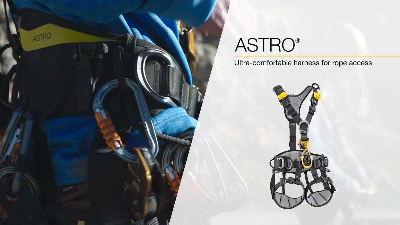 ASTRO® - Ultra-comfortable harness for rope access - YouTube