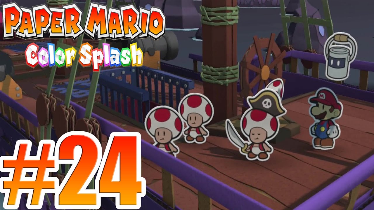 Paper Mario Color Splash Gameplay Walkthrough Part 24 + Gamepad Capture ...