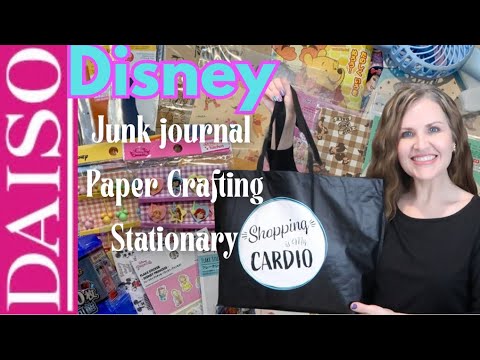 Disney DAISO Craft Haul | Paper Crafting Junk Journal Stationary ...