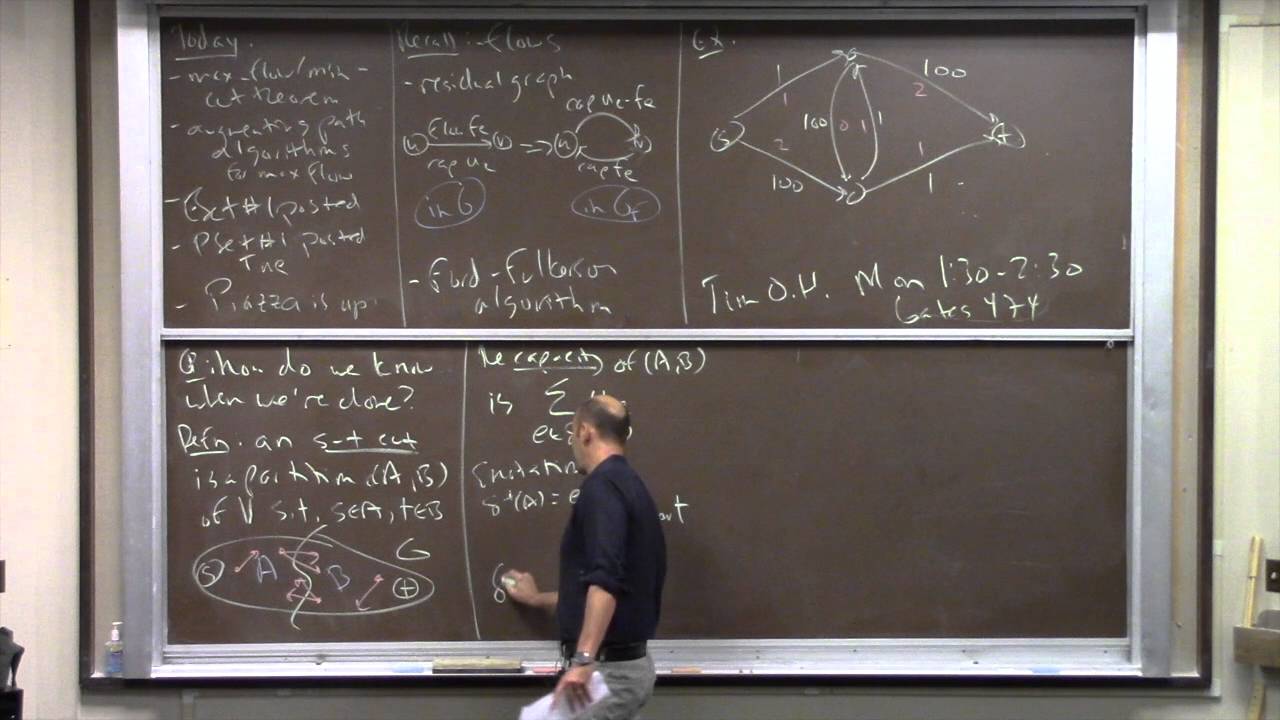 A Second Course In Algorithms Lecture 2 Augmenting Path Algorithms 5080