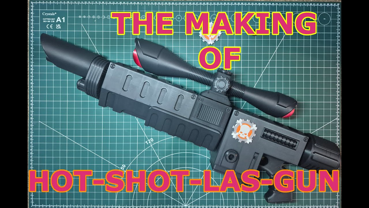 Longform Creating The Hot Shot Las Gun 3D Model - Warhammer Cosplay ...