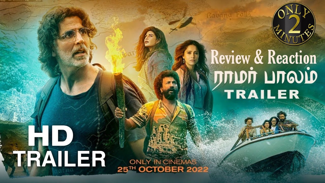 Ram Setu | Ramar palam Official Trailer Tamil Review & Reaction ...