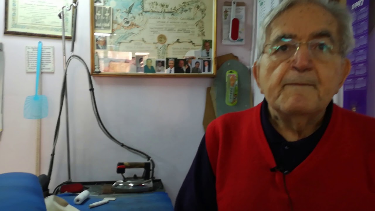 Giovanni Crastolla, sarto d'altri tempi - YouTube