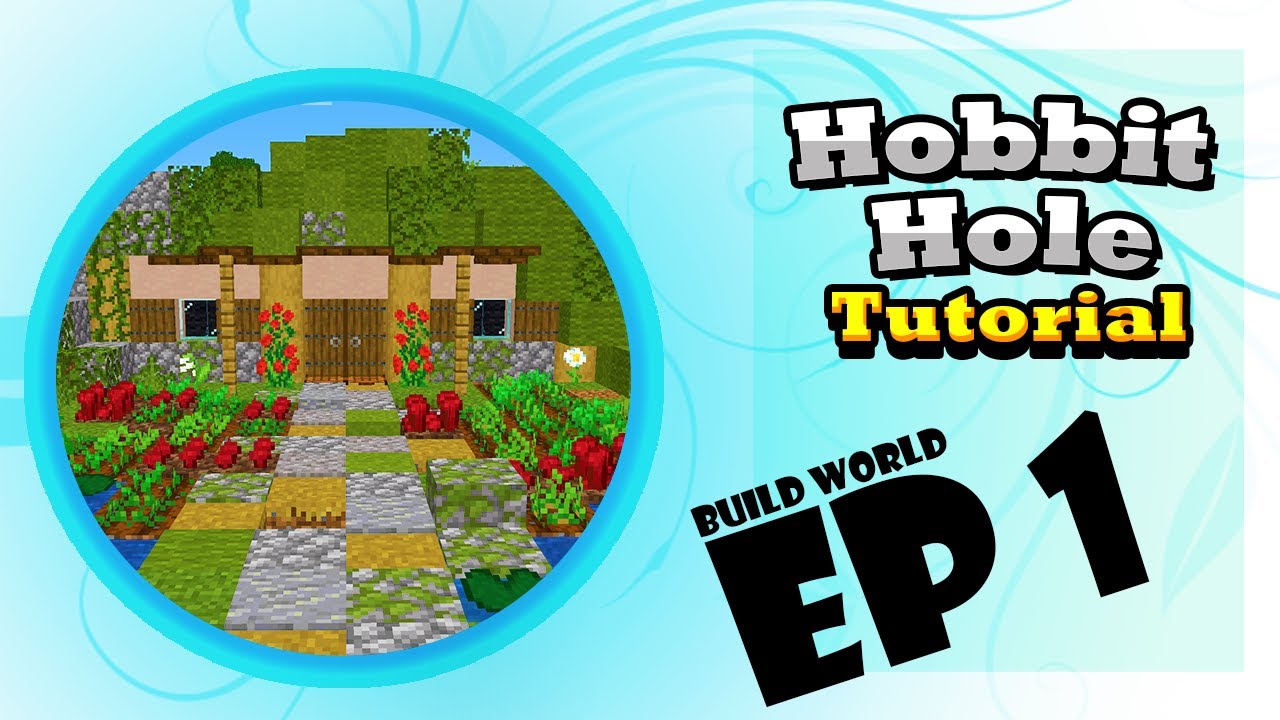 Minecraft Hobbit Hole Tutorial | Build World Ep 1 - YouTube