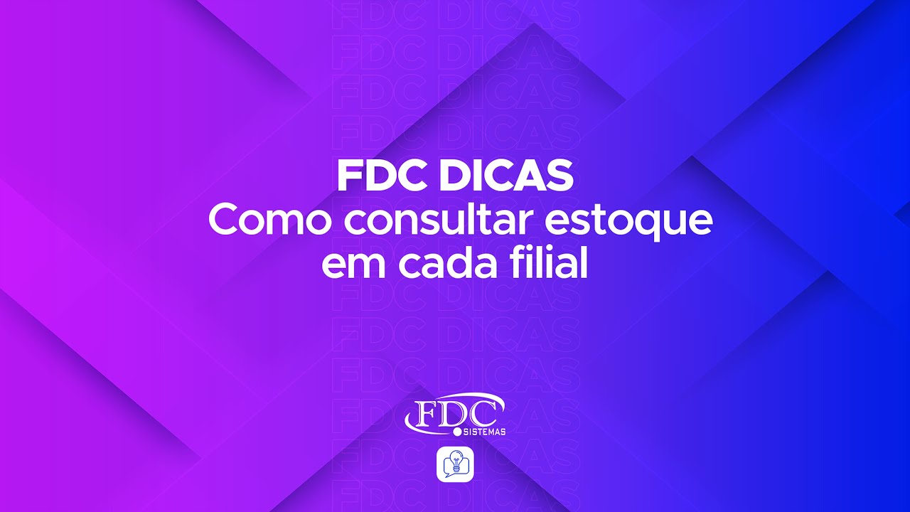 FDC DICAS - Como consultar estoque detalhado - YouTube