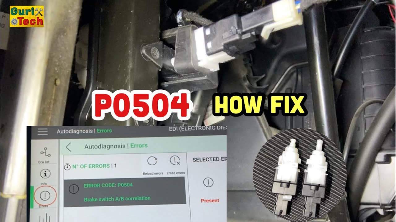 P0504 Brake Switch A/B Correlation DTC How to Fixed #car #automobile # ...
