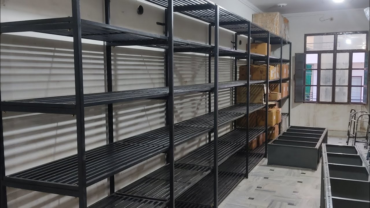 how to make shop rack# shop rack# lohe ka dukan ke liye rack# shop per ...