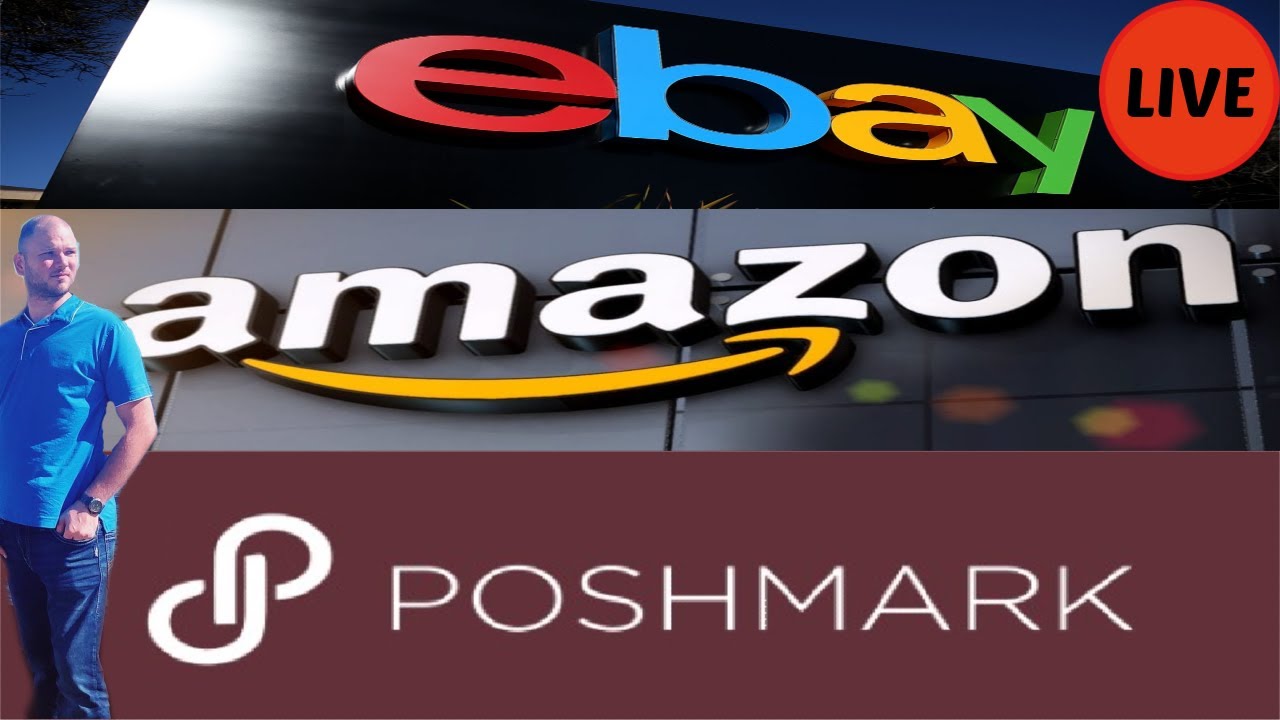 Ebay vs Poshmark vs Amazon. Best Reselling Platform LIVE (Ease, Fees ...