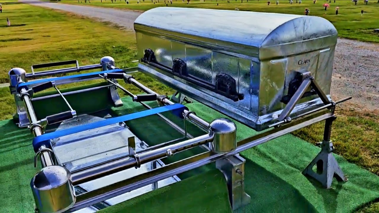 The Clark Steel Burial Vault - YouTube