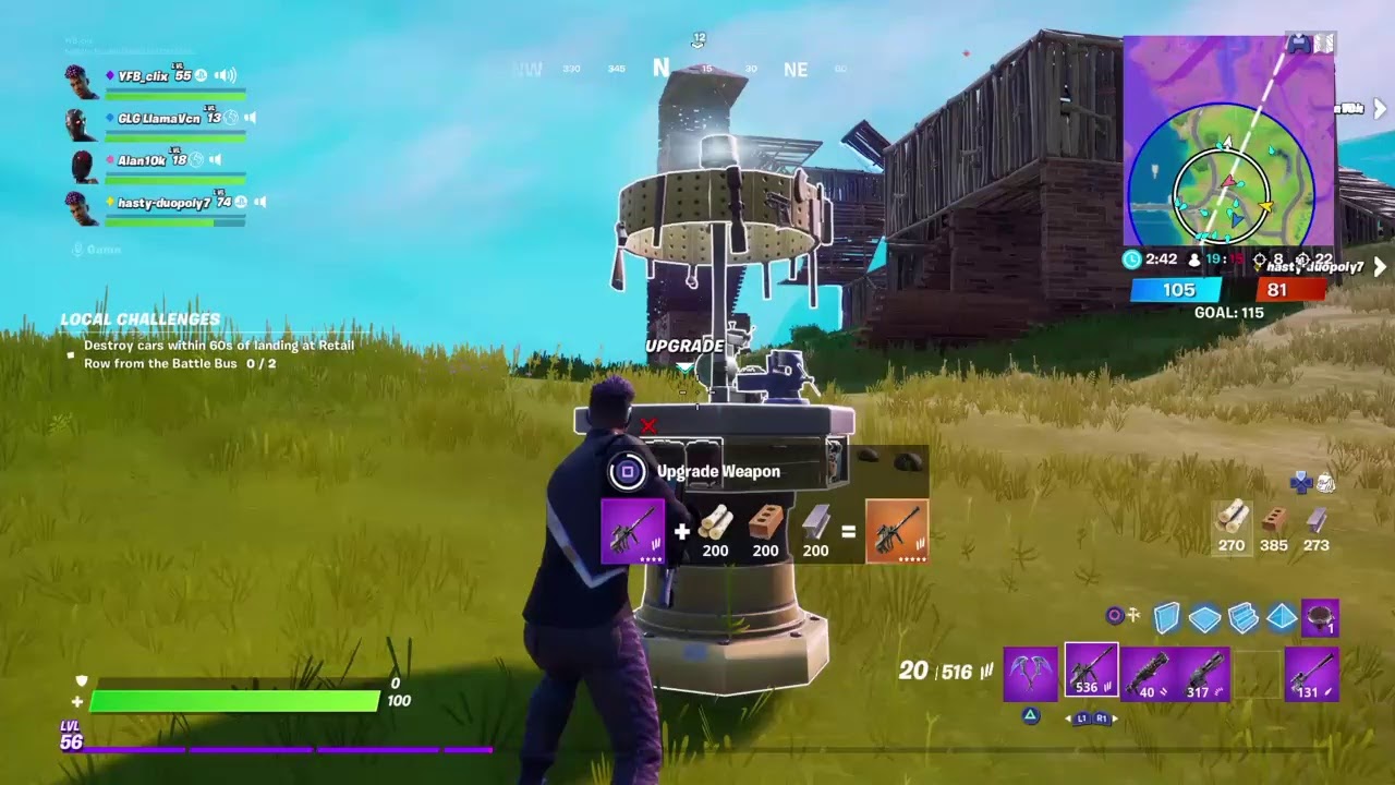 Playing fortnite creative fill - YouTube