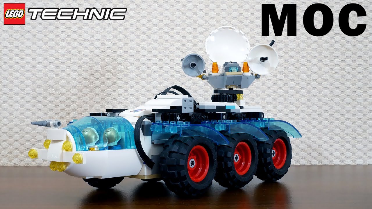 Mars Exploration AWD Rover: Remote controlled LEGO Technic MOC with ...