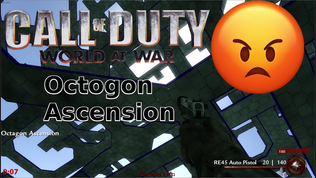 WaW Custom Zombies: Octagon Ascension (Rage Map) - YouTube