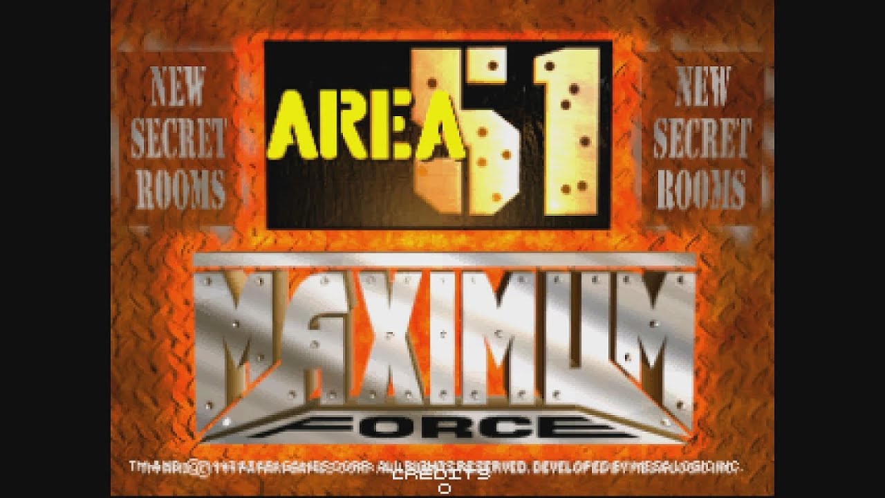 20 Mins Of...Area 51 / Maximum Force Combo Intro (US/Arcade) - YouTube