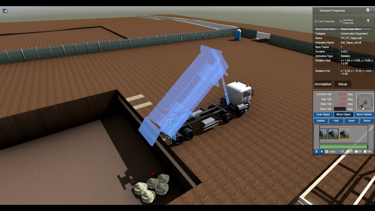 Construction Vehicle Animation Tutorial - Tipper Lorry - YouTube