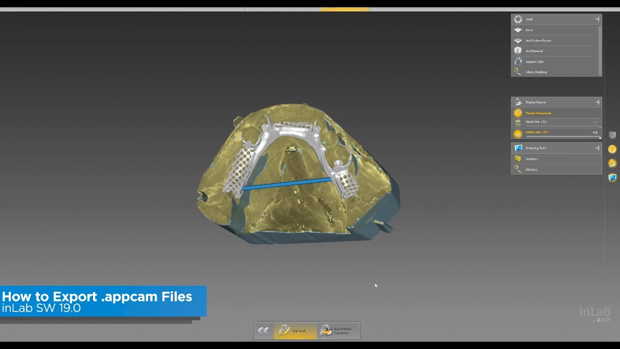 inLab SW 19.0 - How to Export .appcam Files - YouTube