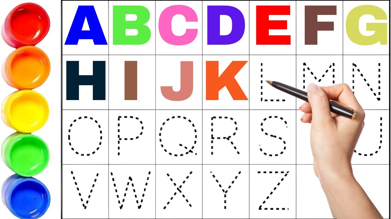 a for apple b for bat | ABCD alphabets rhymes | abcdef learning for ...