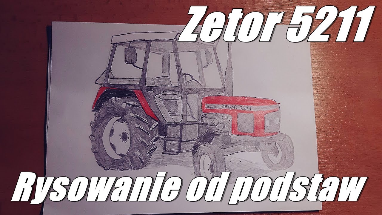 🚜🔷Zetor 5211 🔷 Speed Art #23 Rysowanie od podstaw! - YouTube