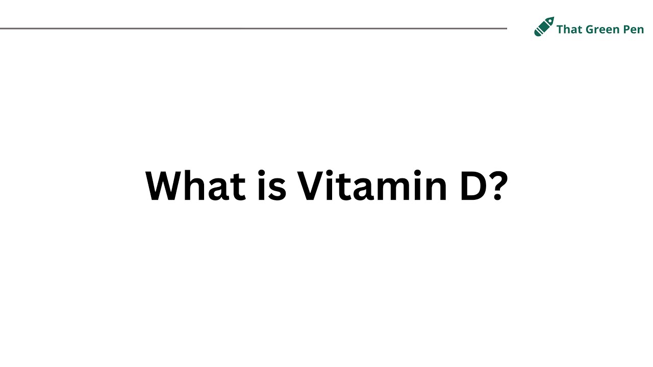 Vitamin D | Pharmacy Education - YouTube