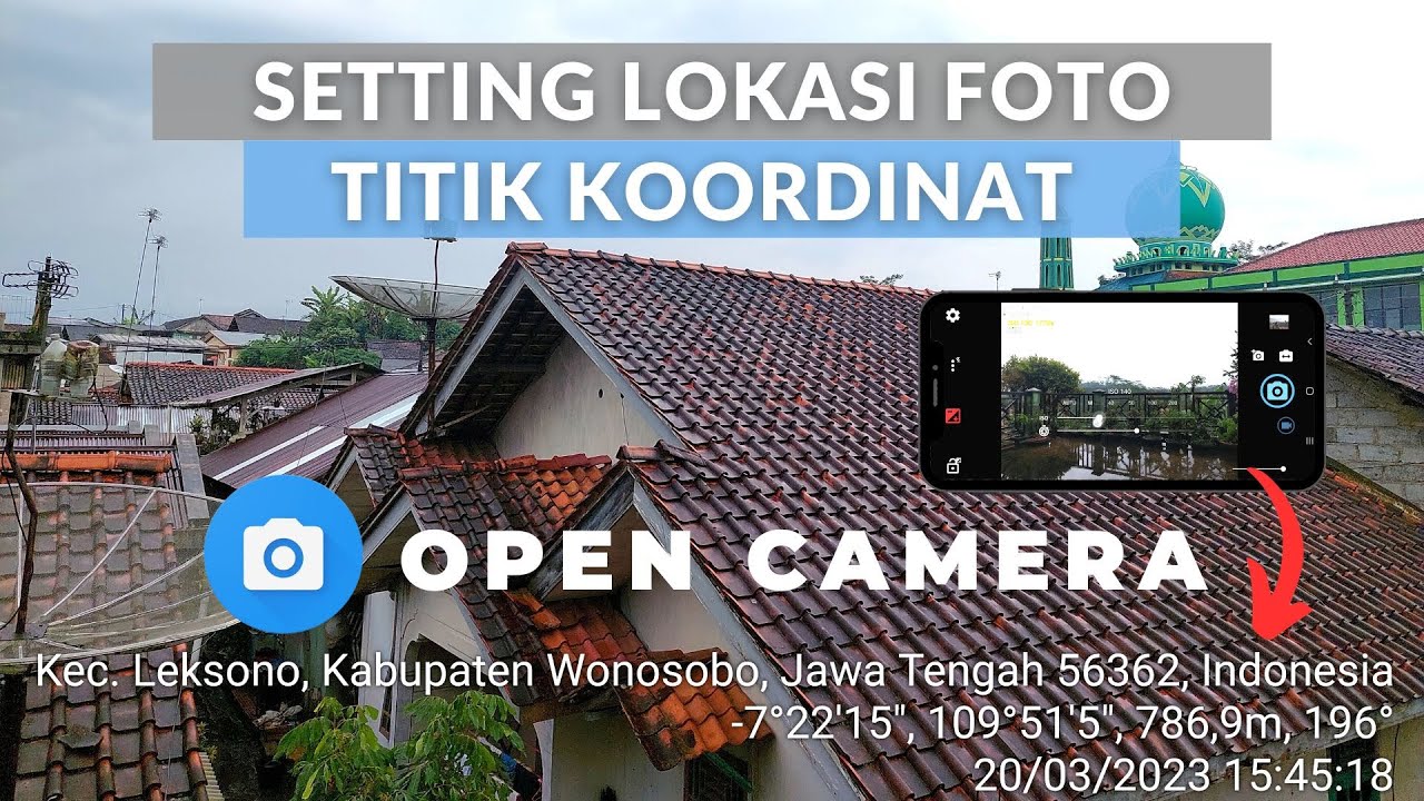 WOW CEPAT DAN MUDAH! Cara Setting Titik Koordinat dan Lokasi Foto di ...