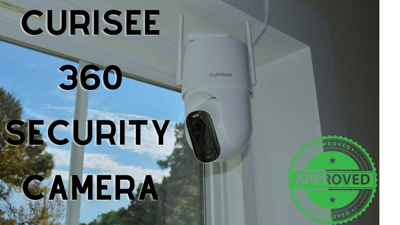 CURISEE Security Camera--Indoor/Outdoor--360 degrees-- Night Vision ...