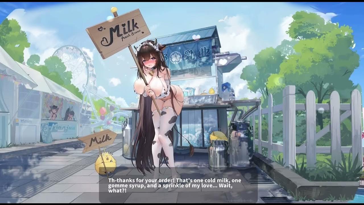 Azur Lane- Kashino Fresh and Sweet milk vendor - YouTube