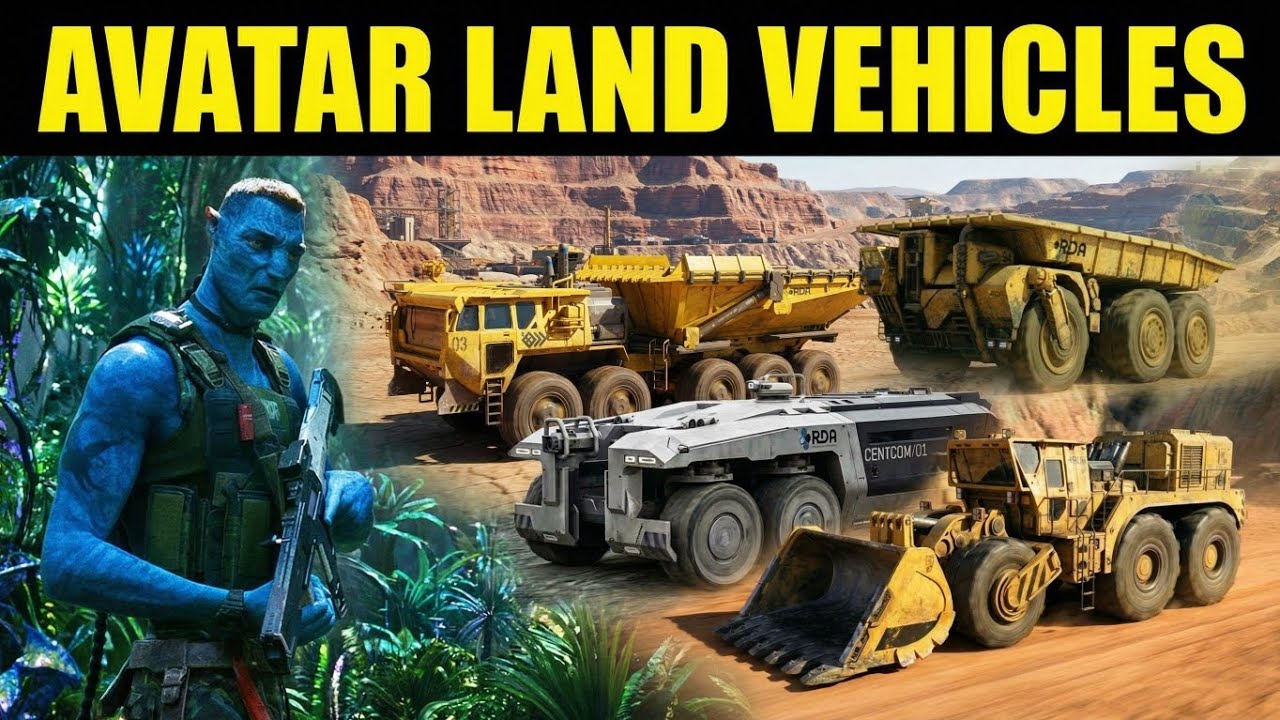 Avatar RDA Vehicles : Hell Truck (Mine Truck), Haul Truck, D-22 ...