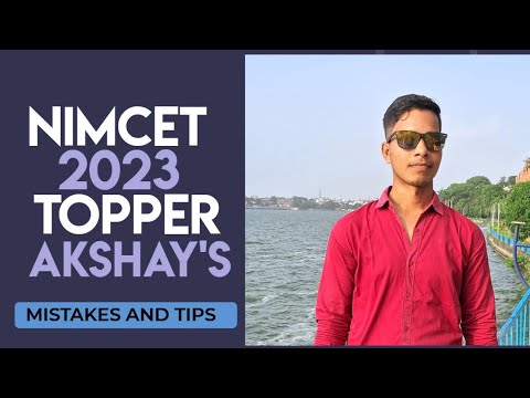 NIMCET 2023 TOPPER STORY - AKSHAY. MISTAKE THAT YOU SHOULD AVOID. - YouTube