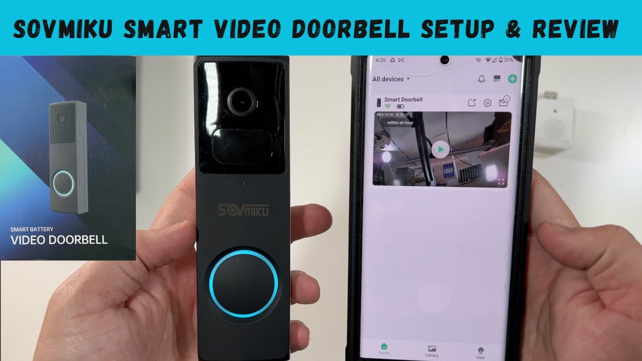 Sovmiku Smart Video Doorbell Setup & Review - YouTube