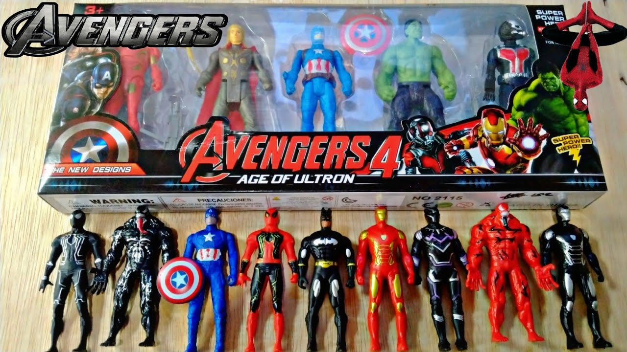 AVENGERS TOYS/Action Figures/Unboxing/Cheap Price/Ironman,Hulk,Thor ...