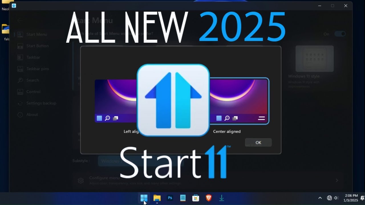 The All New 2025 Start11 Installation & Customization for Windows 11 & 10 - YouTube