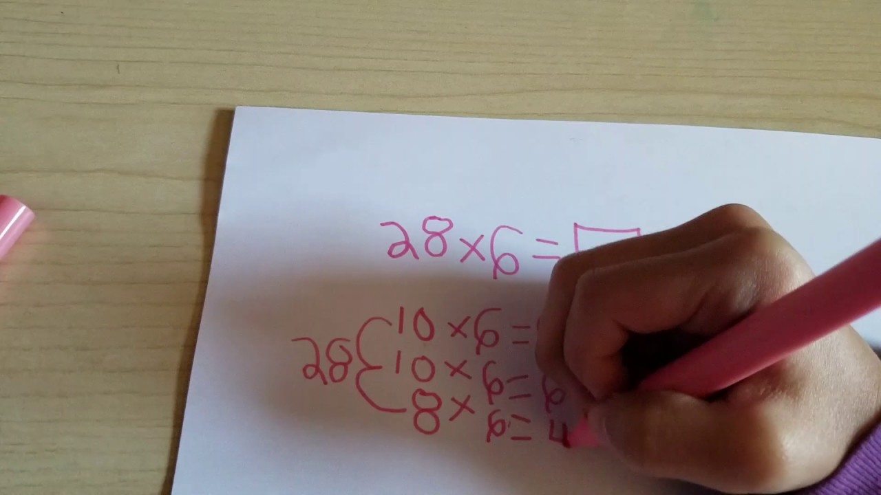 How to multiply large numbers using a set of small numbers - YouTube