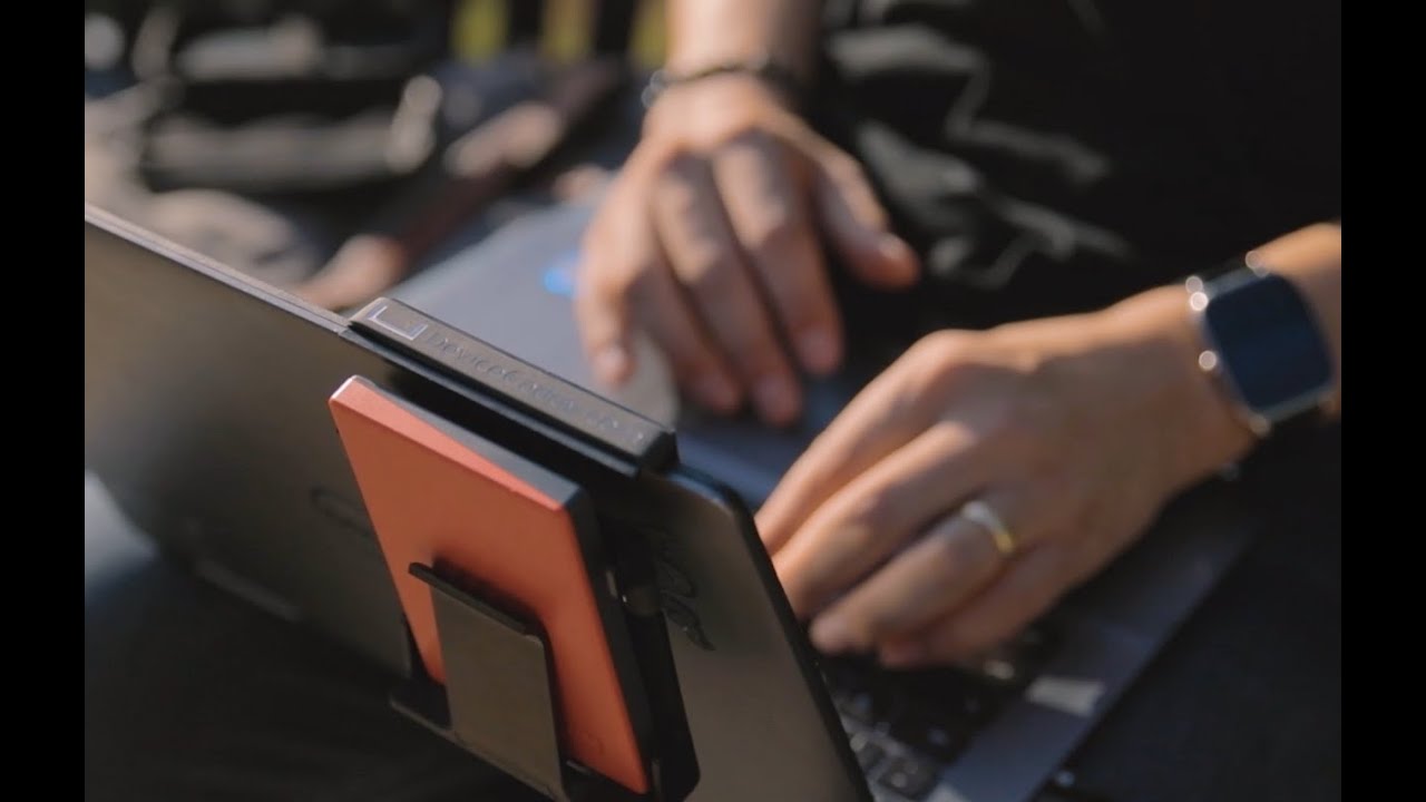 Device Caddy Holds a Hard Drive for a Student - YouTube