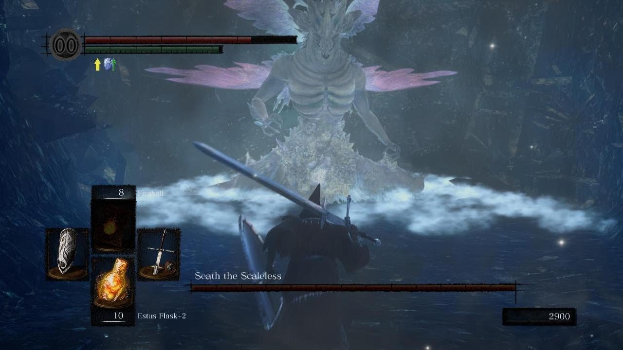 Dark Souls Seath The Scaleless Boss Fight Youtube