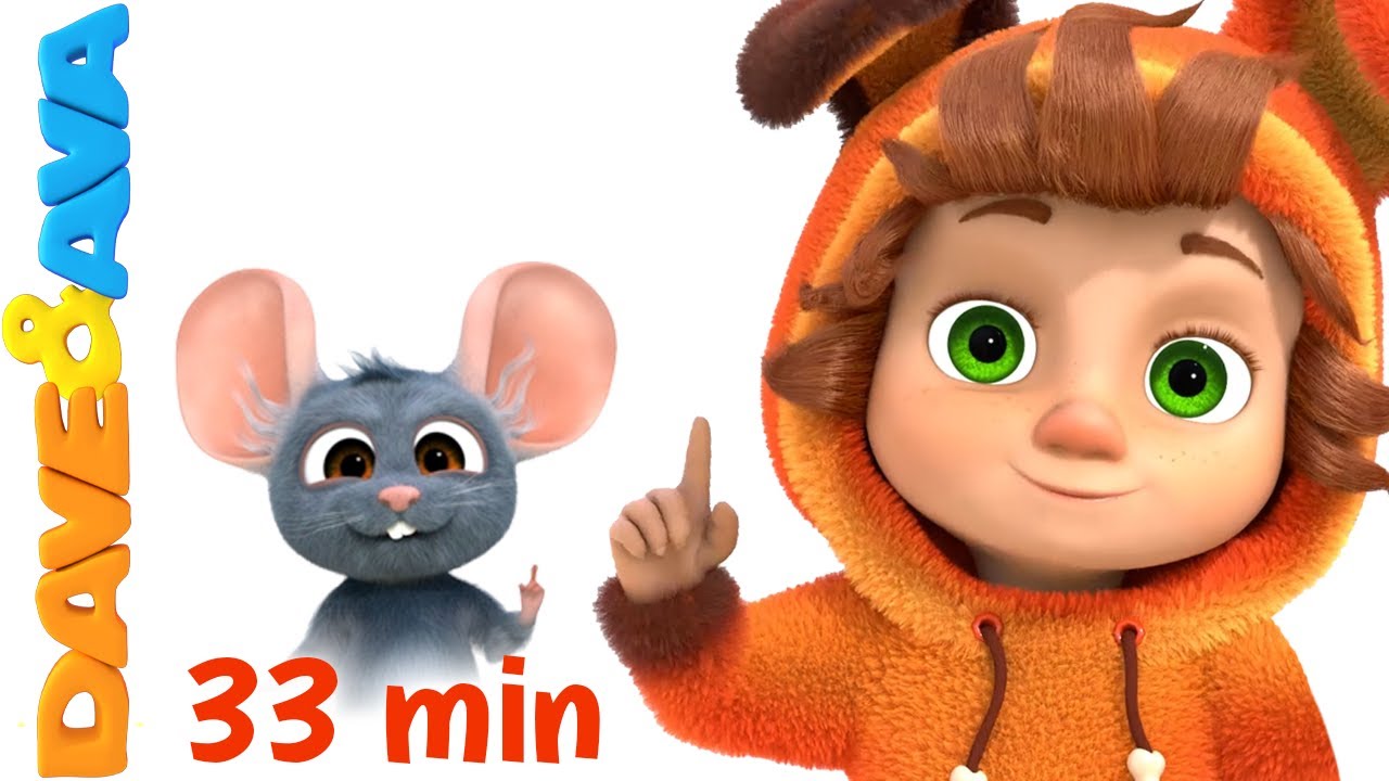 👍 Kids Songs 33 min | Nursery Rhymes Collection for Toddlers from Dave ...