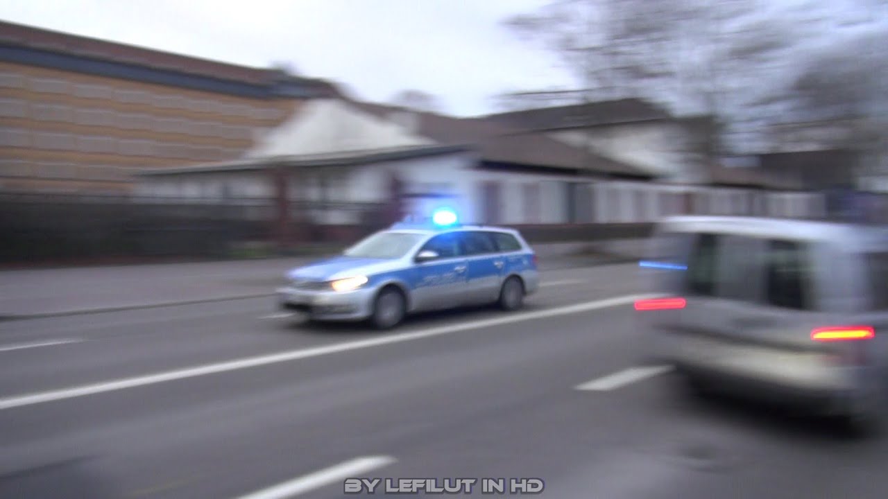 [ES EILT...] HIGH-SPEED-ALARMFAHRT FuStW Polizei RPL [MAINZ] - YouTube
