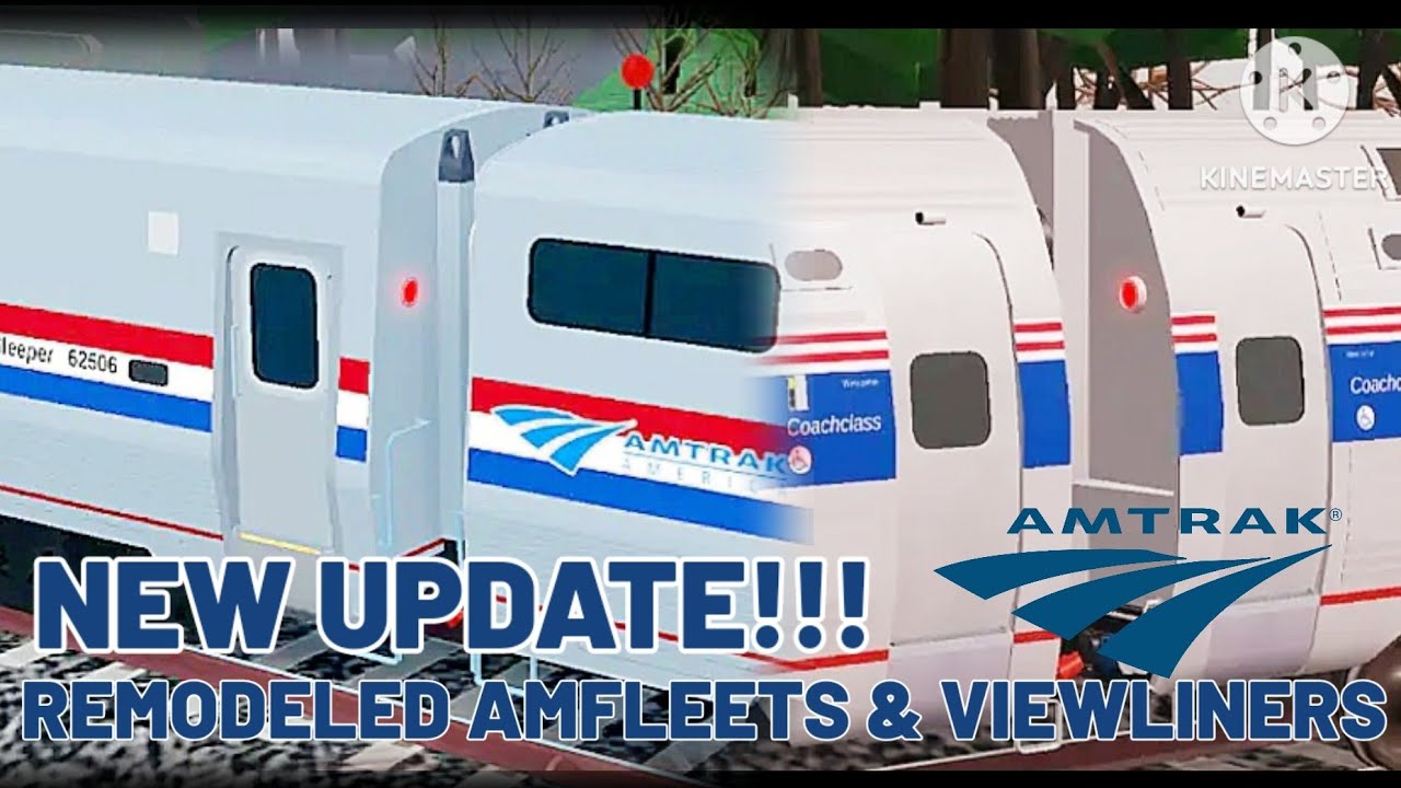 NEW!! Remodeled Amtrak Amfleets & Viewliner cars on NEC Train Simulator ...
