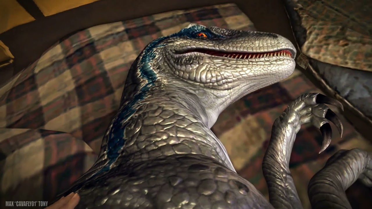 Massaging Blue the Raptor for 30 minutes [ASMR] [SOFT BREATHING] - YouTube