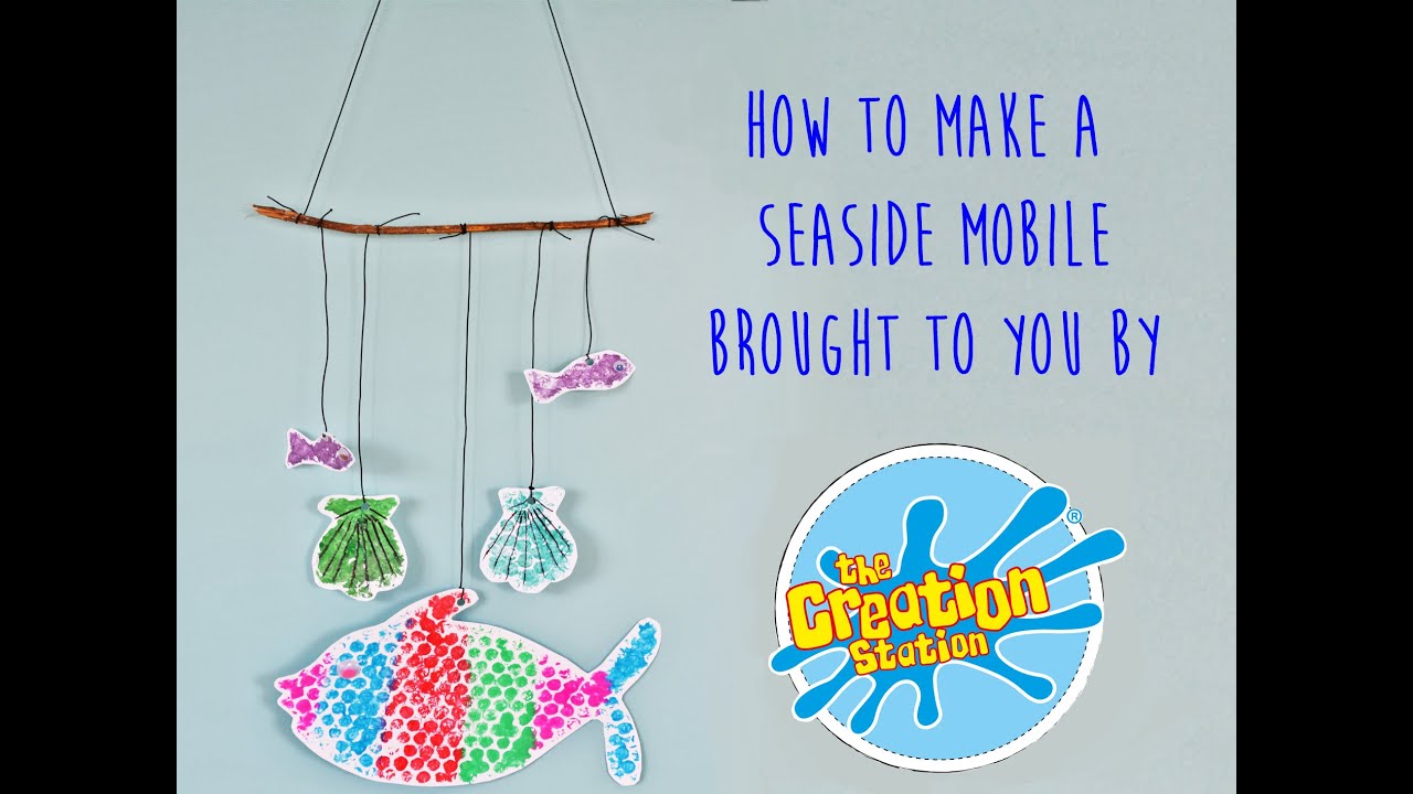 How To Make A Seaside Mobile - YouTube