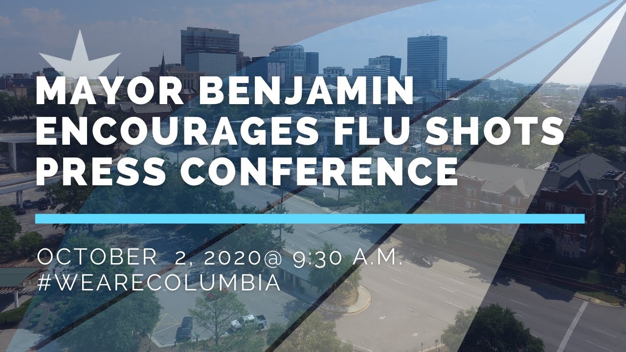 Mayor Benjamin Encourages Flu Shots | Press Conference - YouTube